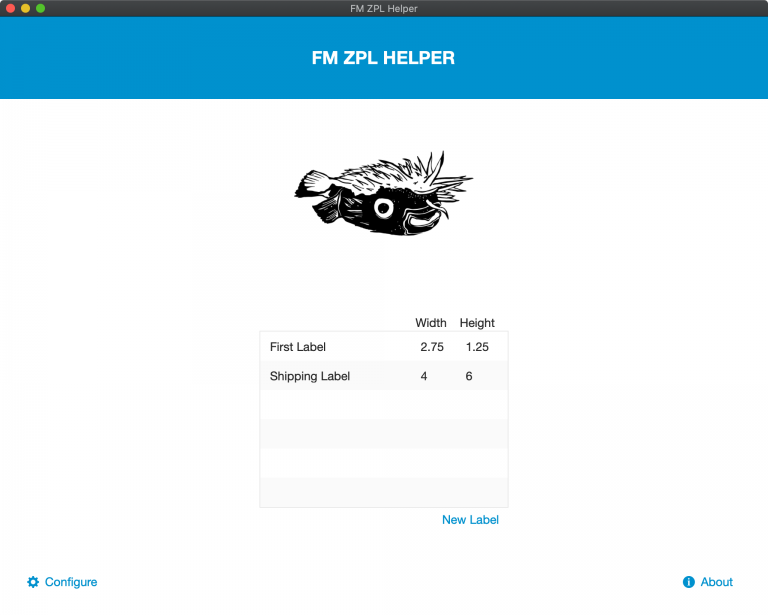 FM ZPL Helper – Define Database FM ZPL Helper – Define Database